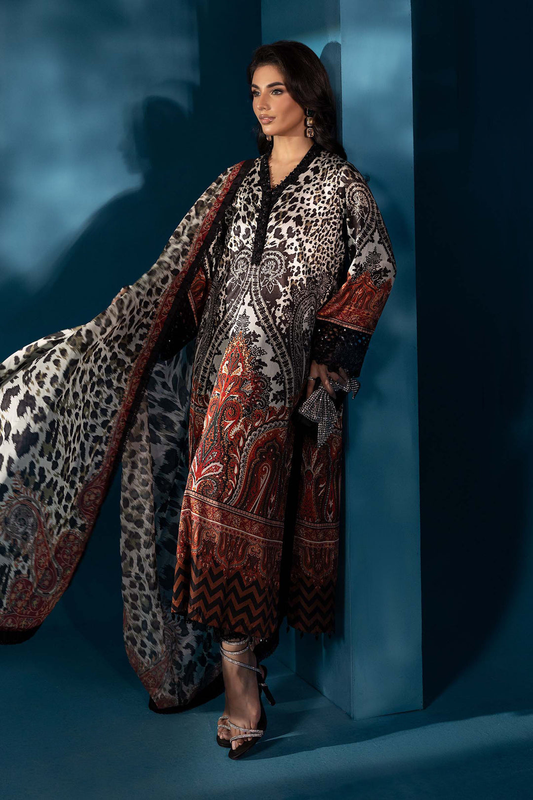 Maria B Digital Printed Silk Wear WH-JT-0163-25 – B&A Apparels